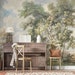 Timeless Scenic Wall Mural Vintage Forest Scene Wall Mural - Etsy