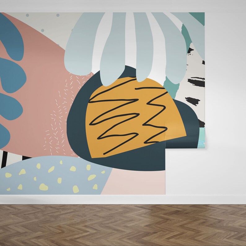 Creative Wall Mural Abstract Wall Mural Matisse Cut-outs | Etsy