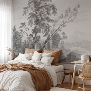 The Everlasting Landscape Wall Mural, Scenic Wall Mural, Vintage ...