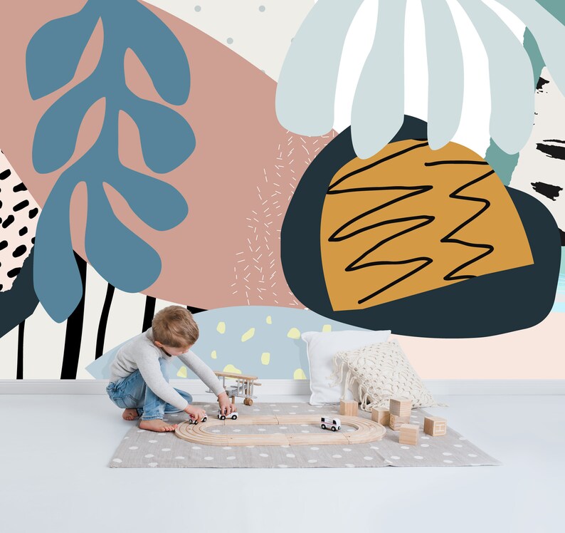 Creative Wall Mural Abstract Wall Mural Matisse Cut-outs | Etsy