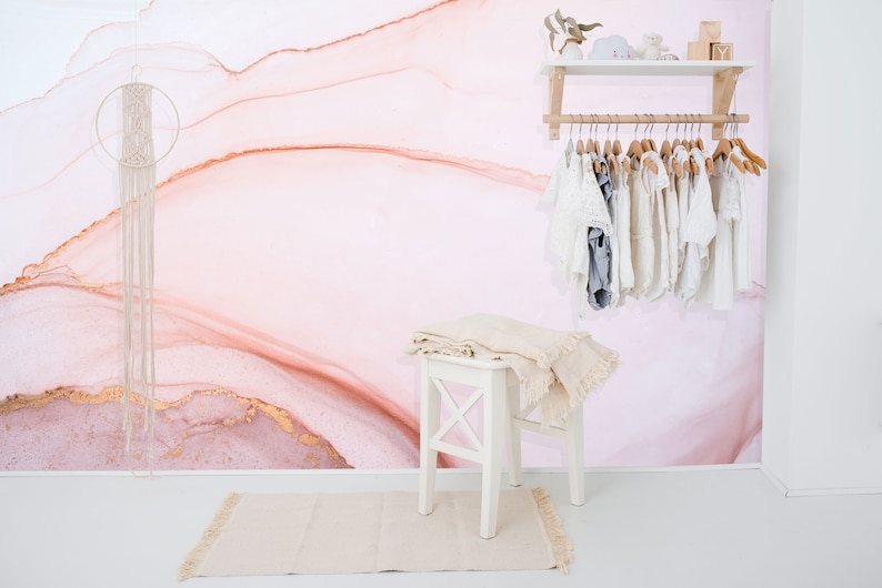 La Bohema Wall Mural Abstract Splashes Wallpaper Art - Etsy