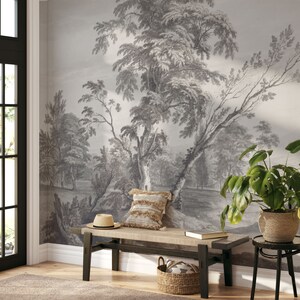 The Everlasting Landscape Wall Mural, Scenic Wall Mural, Vintage ...
