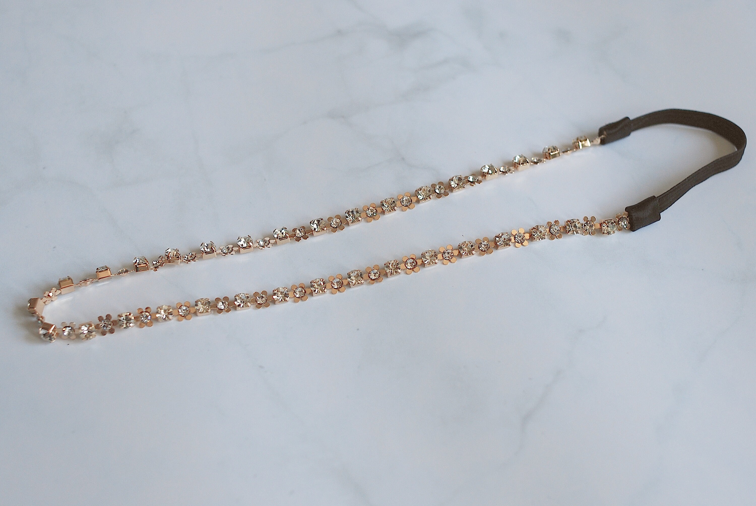 Crystal Headband Crystal Hair Band Rhinestone Headband Silver | Etsy UK