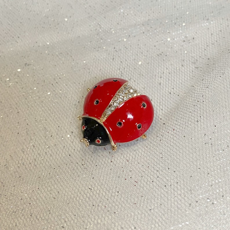 Ladybird Brooch Ladybug Pin Red Brooch Ladybird Pin Ladybug - Etsy