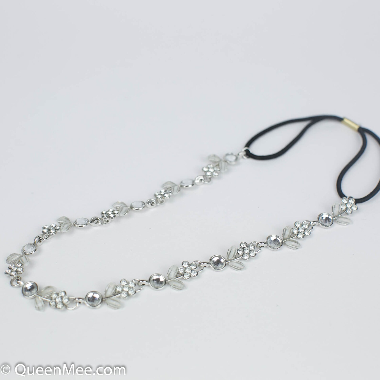 Wedding Headband Crystal Hair Band Silver Head Band Rhinestone Hairband ...