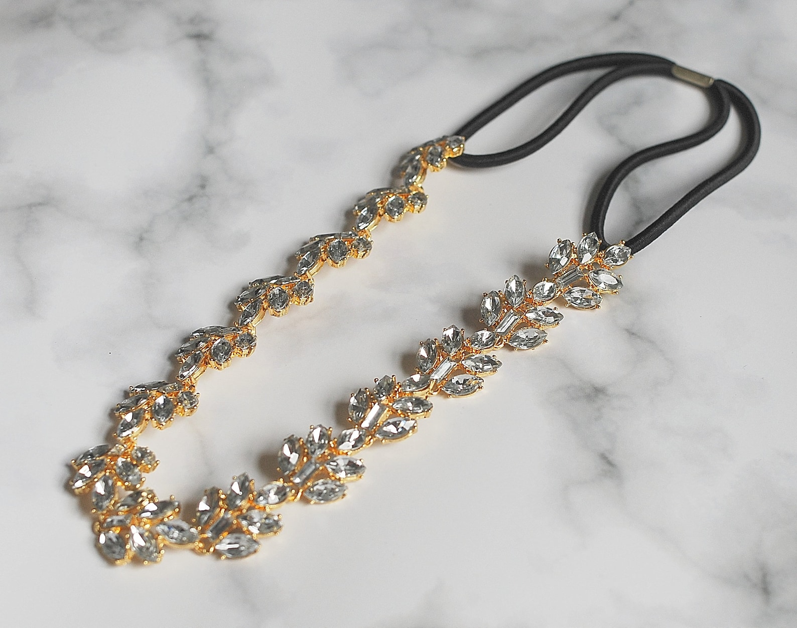 Vintage Headband Crystal Hair Band Rhinestone Headband Silver Head Band ...