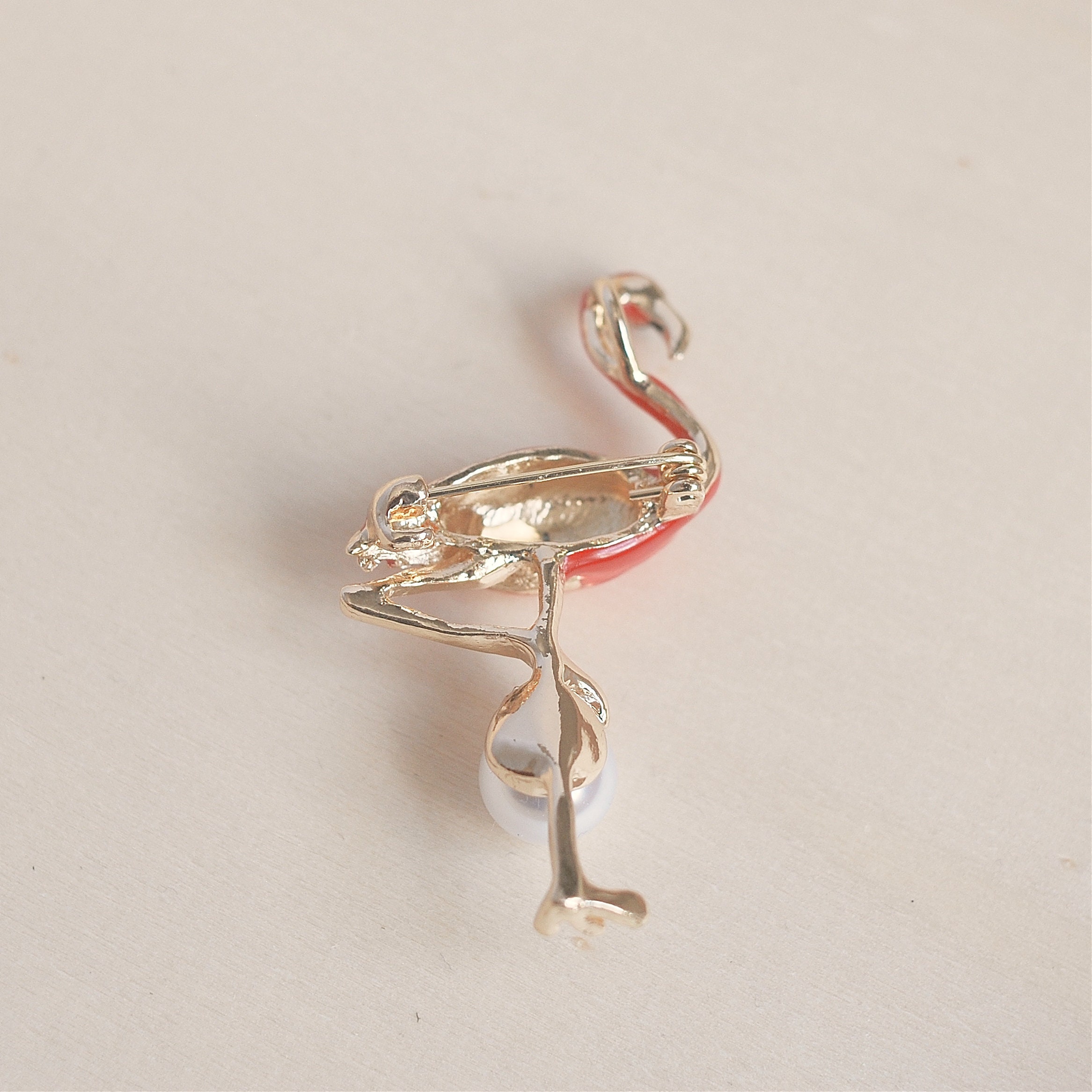 Flamingo Pin Flamingo Brooch Flamingo Jewelry Vintage Brooch - Etsy UK