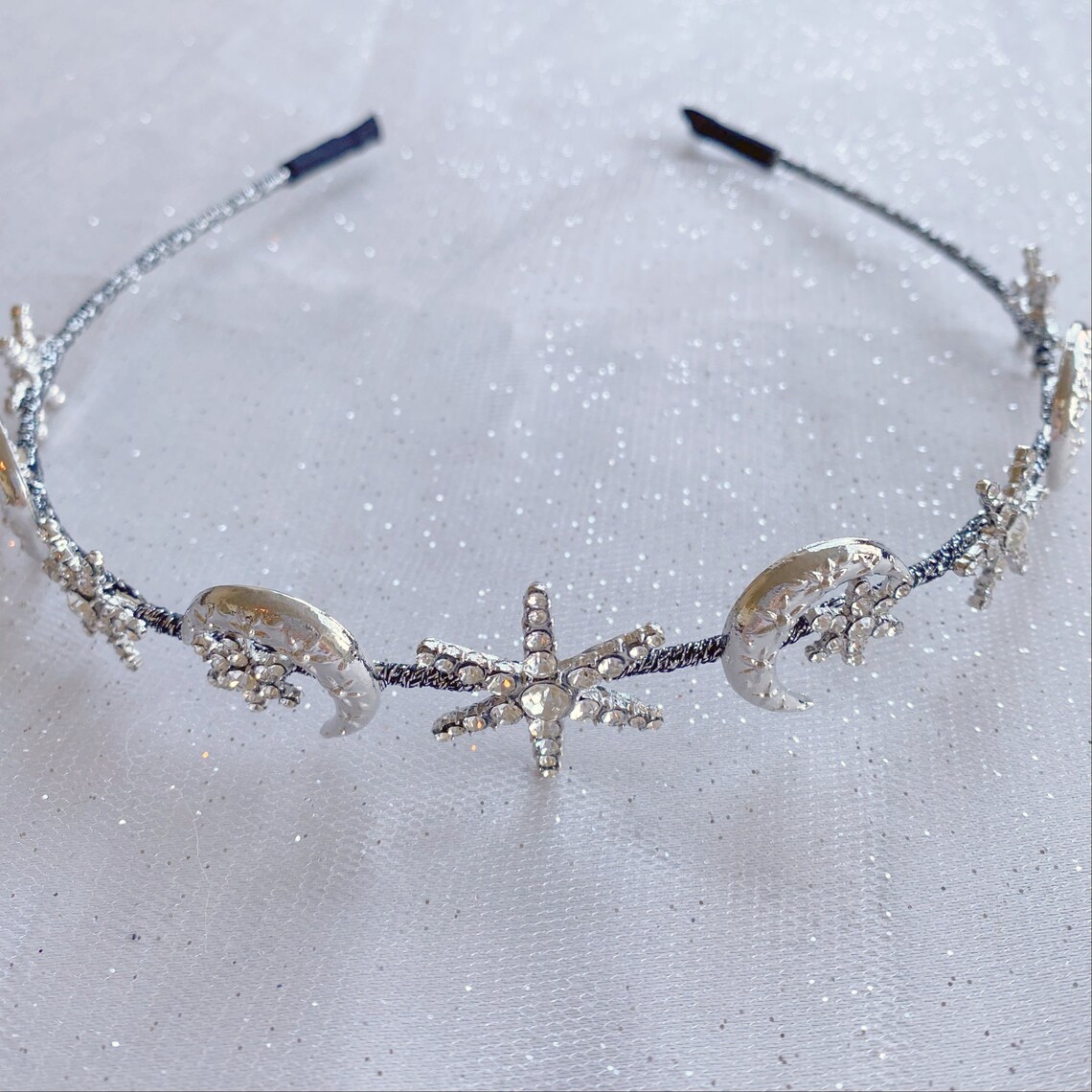 Star Headband Moon Headband Gold Headband Star Moon Hair Accessories ...