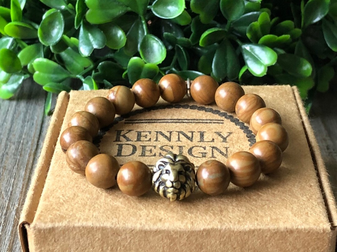Kinder Leeuwen Armbanden, Bruine Stretsch Armband, Jongens Stapel ...
