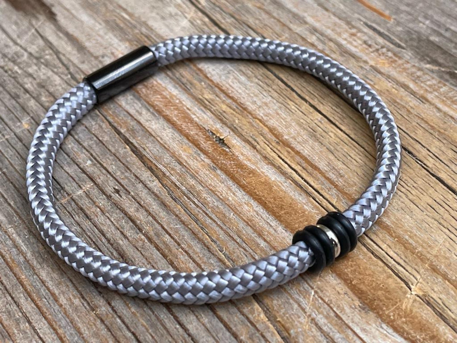 Gray Bracelet Paracord Nautical Bracelet Bracelet With - Etsy