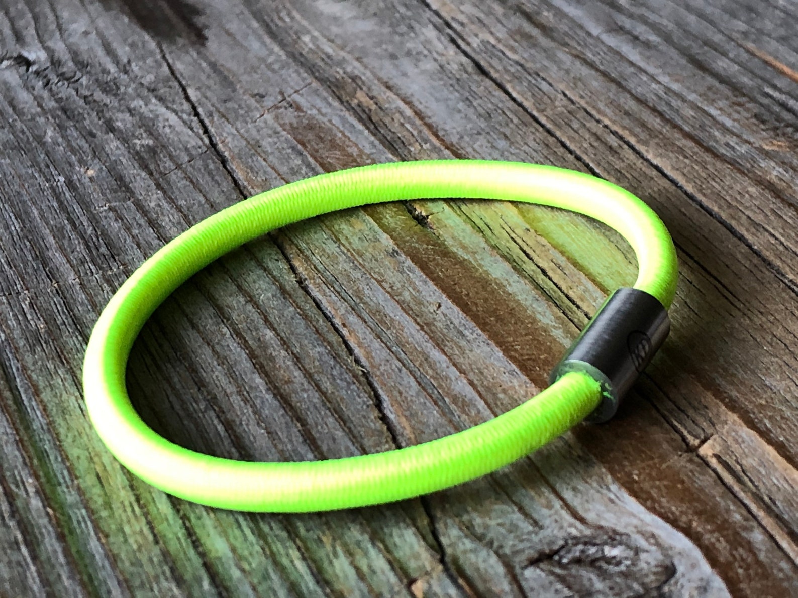 Neon Yellow Bracelet Shock Cord Bracelet Bungee Jump Cord - Etsy