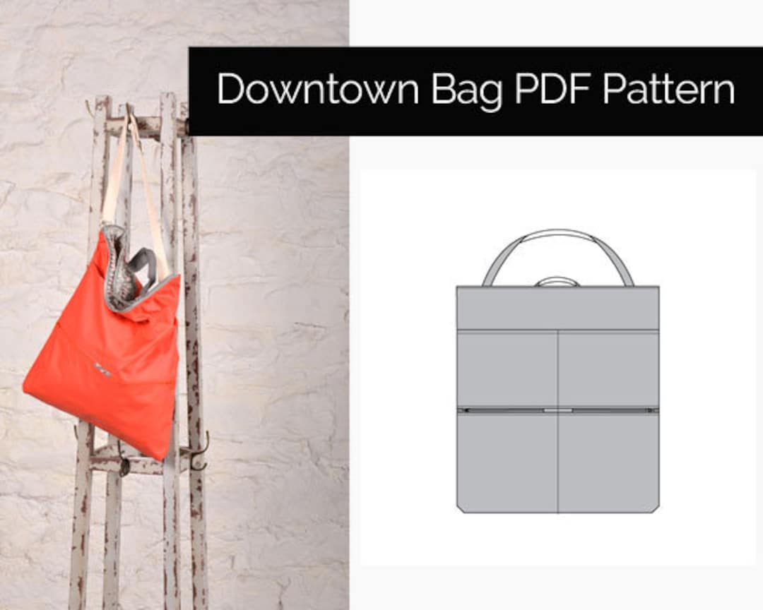 The Sewing Workshop PDF Sewing Pattern Downtown Bag. Sewing Patterns ...
