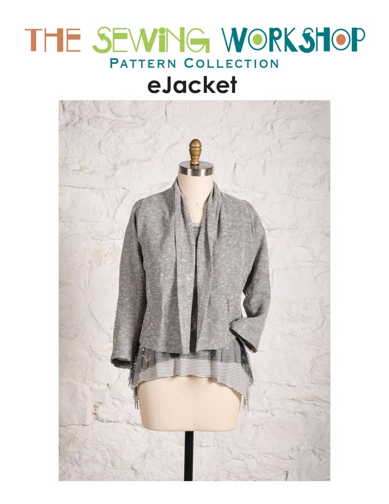 The Sewing Workshop PDF Sewing Pattern - Ejacket. Sizes Xxs, Xs, S, M ...