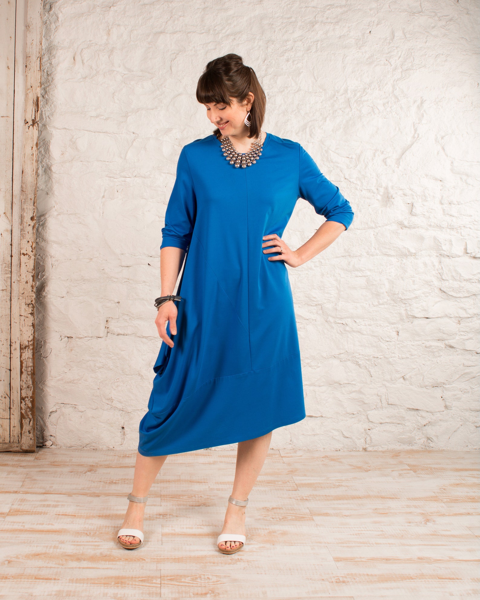 The Sewing Workshop PDF Sewing Pattern Memphis Dress. Sizes Xs, S, M, L ...