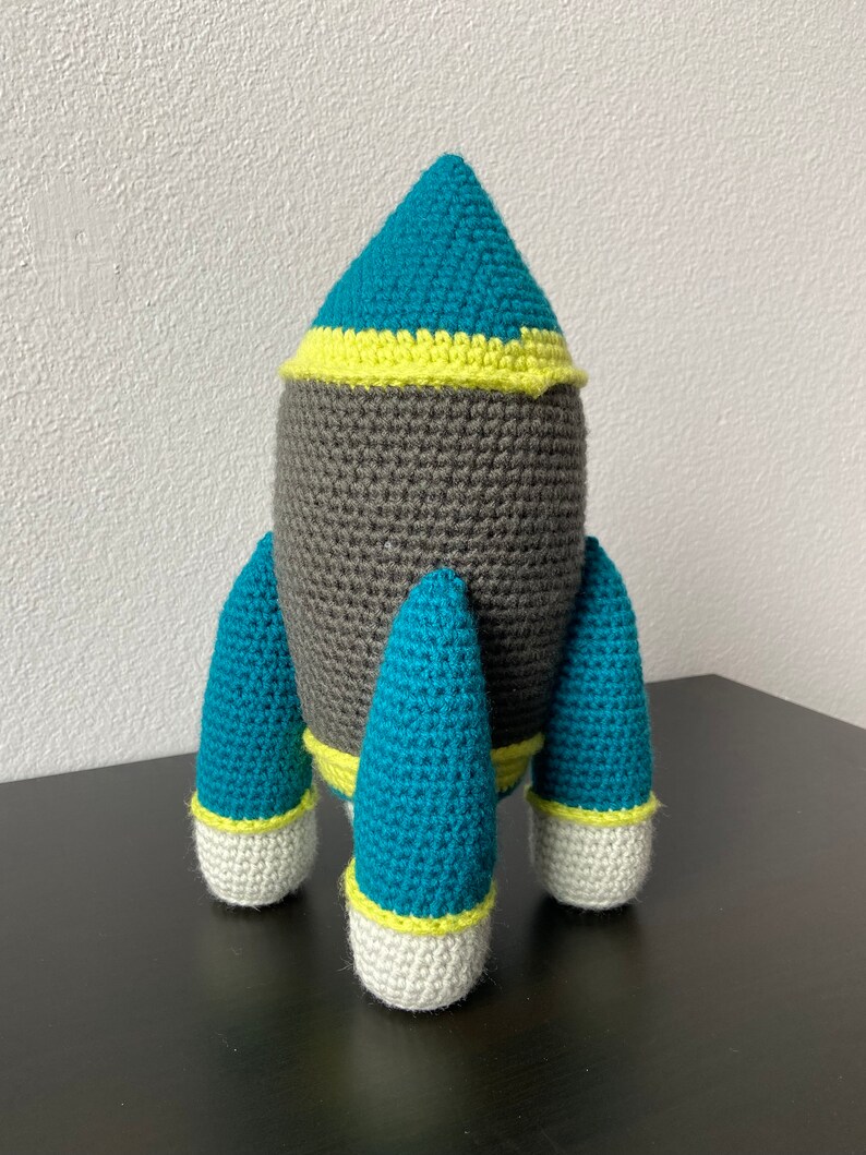 Amigurumi Rocket Ship CROCHET PATTERN ONLY Rocket Ship - Etsy