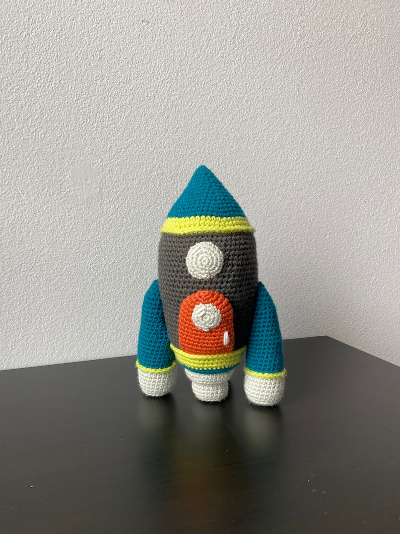 Amigurumi Rocket Ship CROCHET PATTERN ONLY Rocket Ship - Etsy