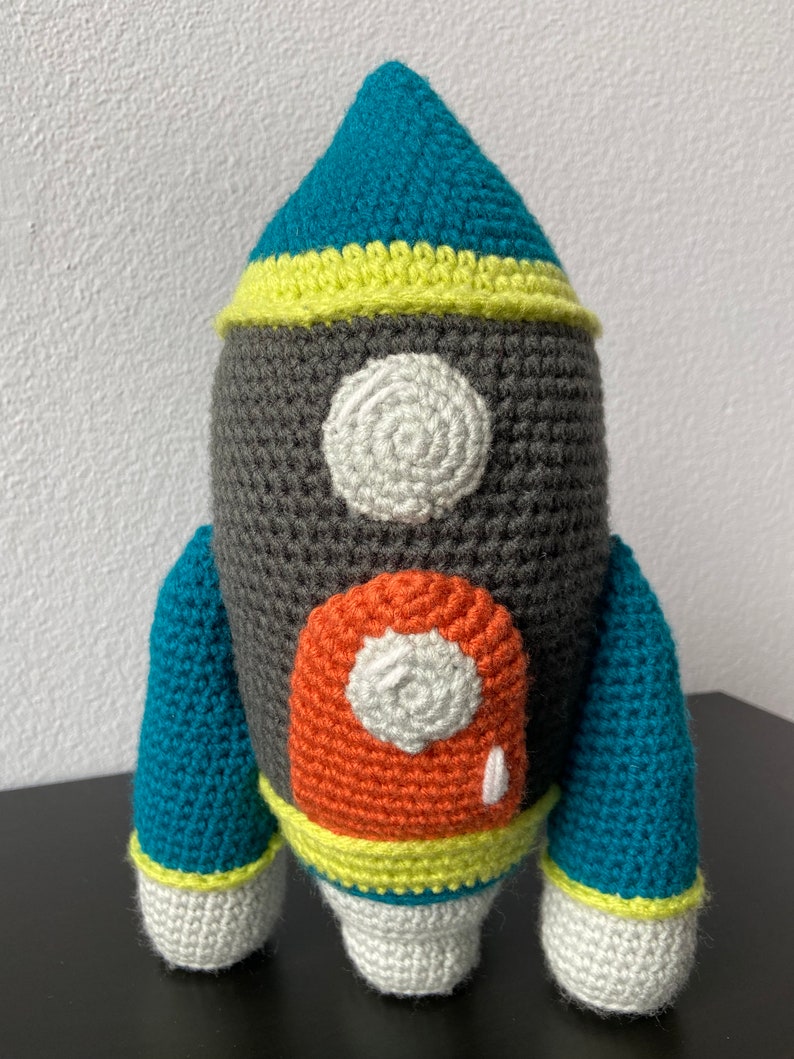 Amigurumi Rocket Ship CROCHET PATTERN ONLY Rocket Ship - Etsy