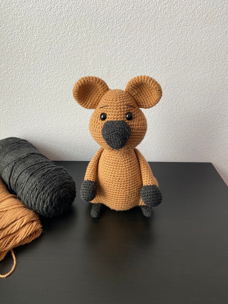 Amigurumi Quokka CROCHET PATTERN ONLY Crochet Quokka | Etsy Australia
