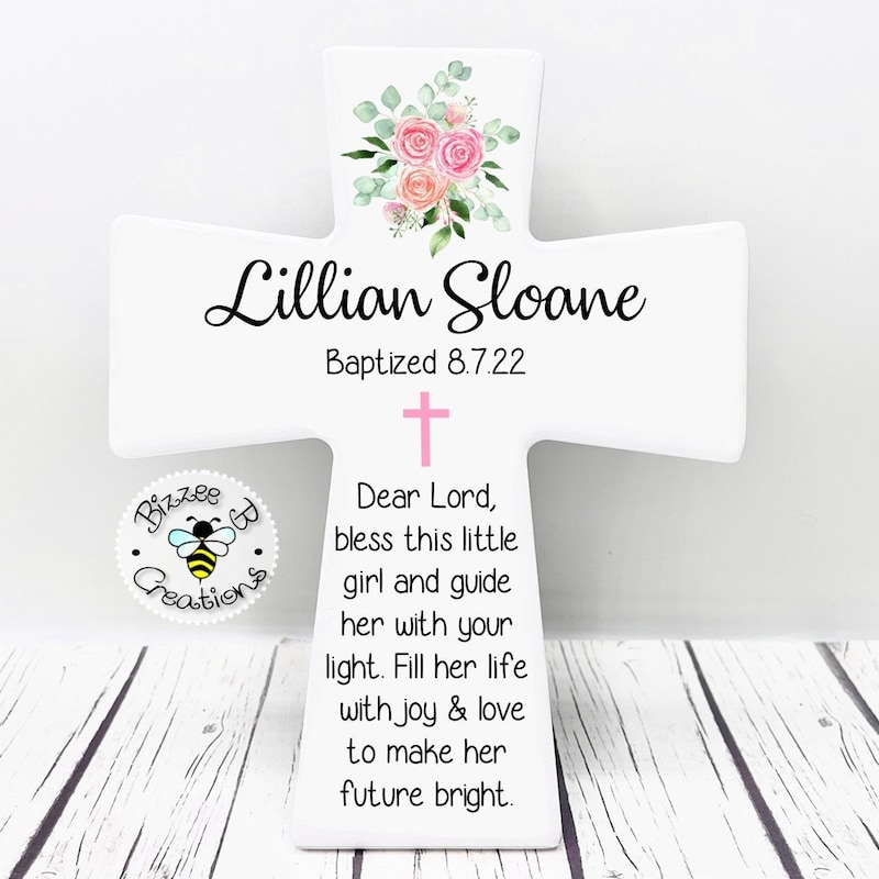 Cross for Baby Wall Ceramic - Etsy