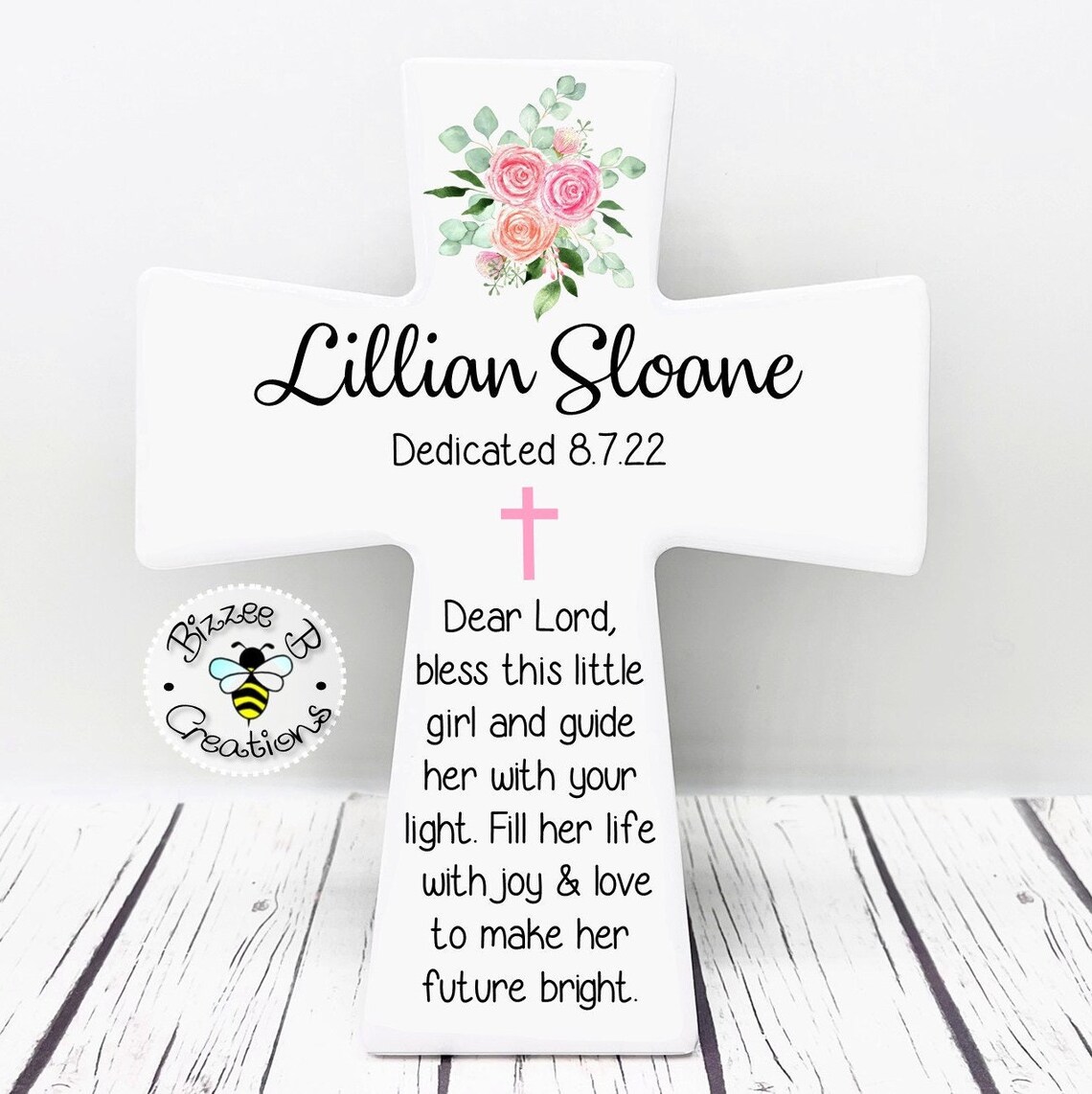 Personalized Children's Cross Keepsake Cross Baptism - Etsy