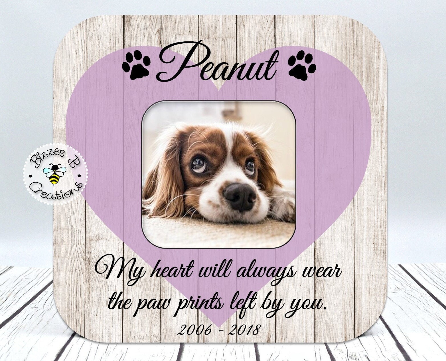 Pet Memorial Picture Frame Dog Memorial Gift Loss of Dog - Etsy