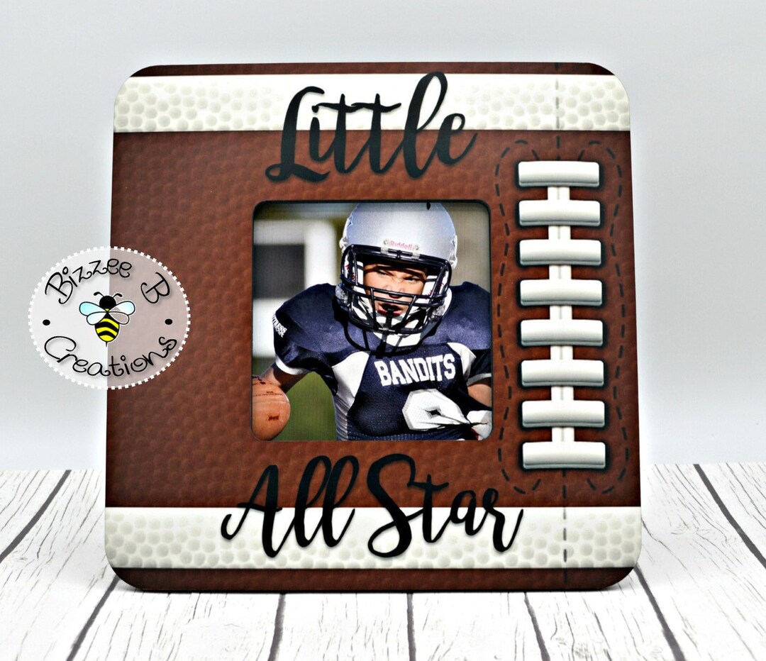 Football Picture Frame Football Picture Display Youth - Etsy