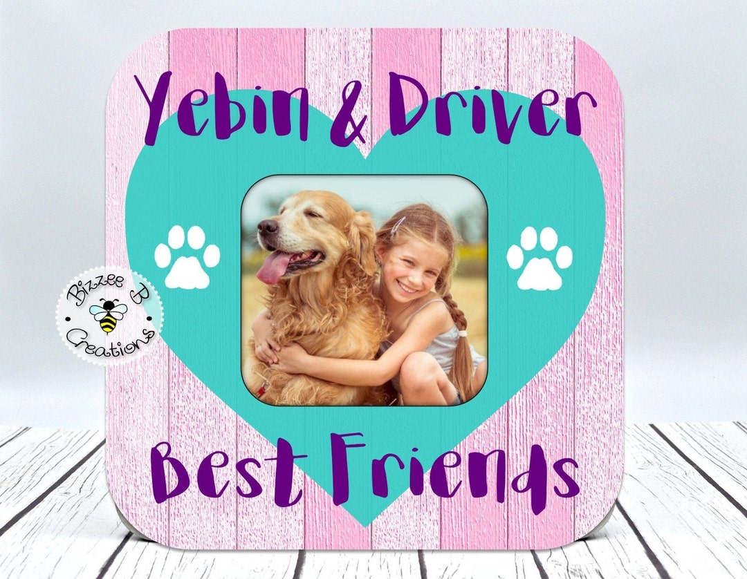 Custom Puppy Frame, Gift for Child, New Dog Picture Frame, Dog and ...