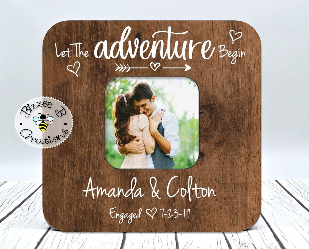 Engagement Picture Frame, Engagement Gift for Couple, Bride to Be, Gift ...