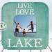 Lake House Picture Frame Lake Home Gift Live Love Lake Lake - Etsy