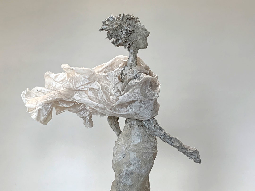 Walking / Sculpture Made of Papier-mâché/mixed Media Art - Etsy