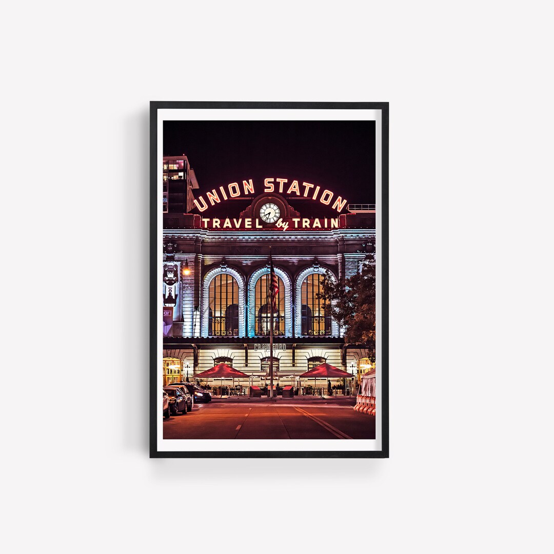 Union Station in Denver, Colorado, Train Station, Historic Building ...