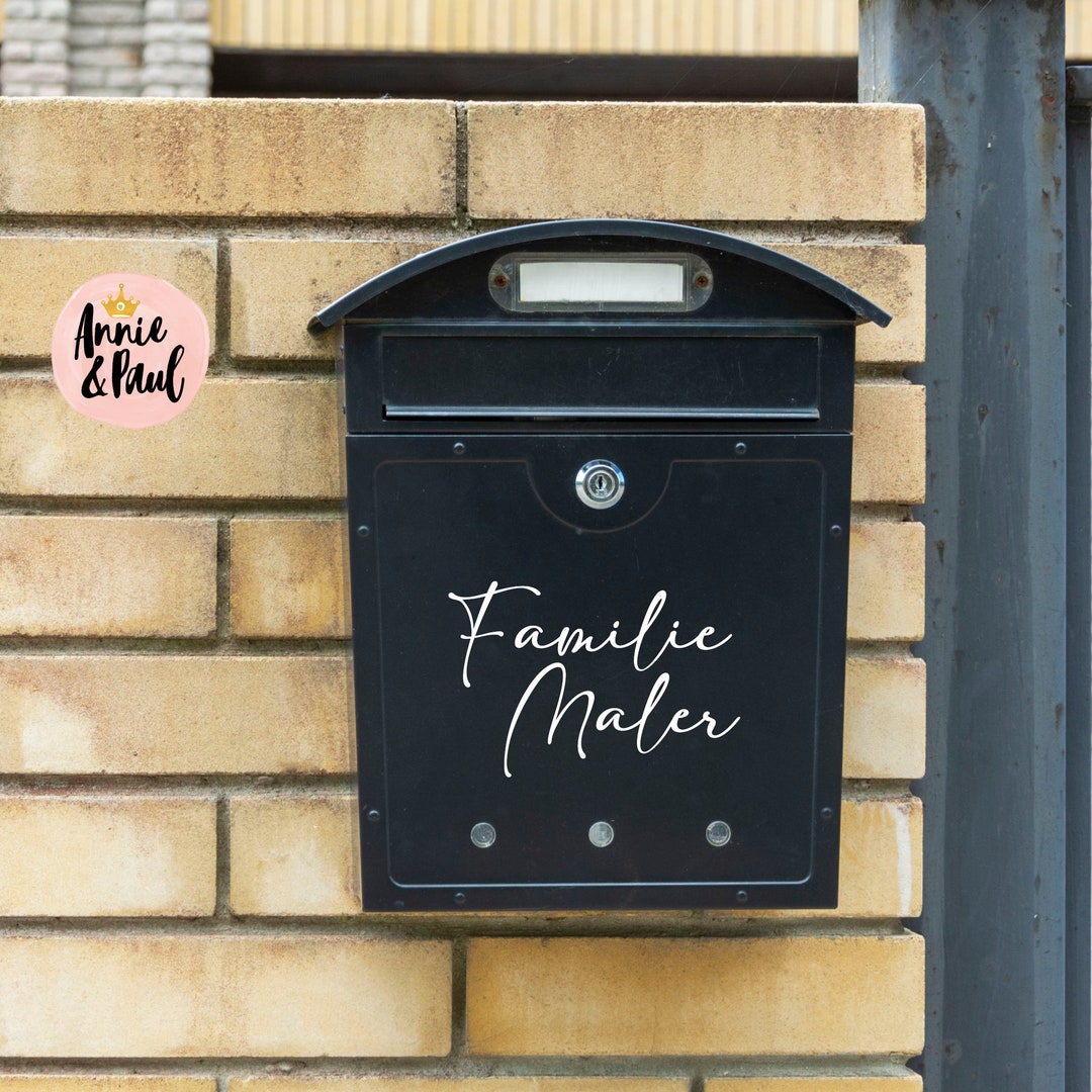 Vinyl Sticker Sticker Mailbox Labeling Nameplate - Etsy