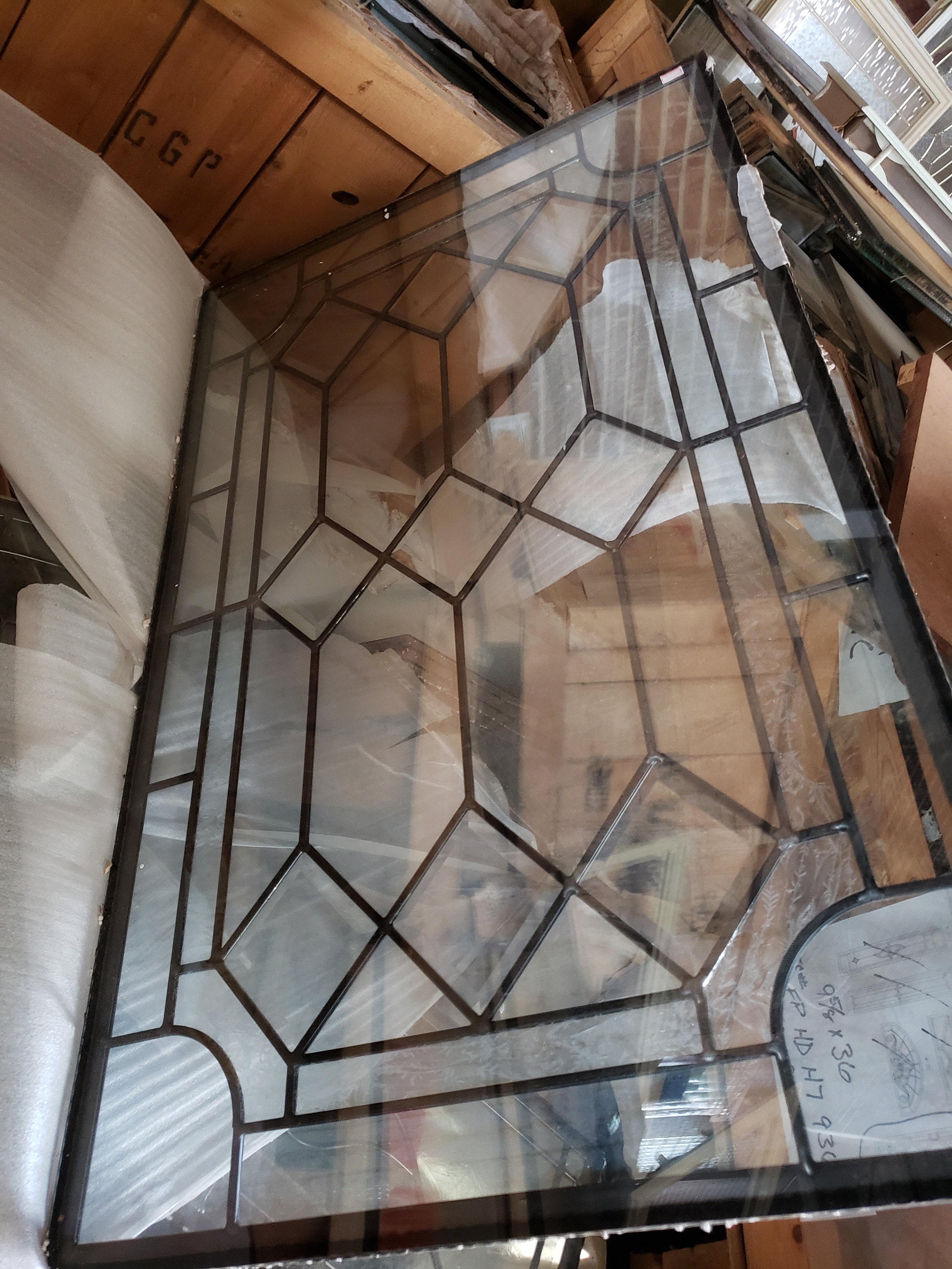 Tempered Leaded Double Paned Glass 22x36x5/8" Door Window Inserts - Etsy