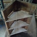 Handmade Corner Shutter Shelves , Most Starting Around 21x9x9, up to 28 ...