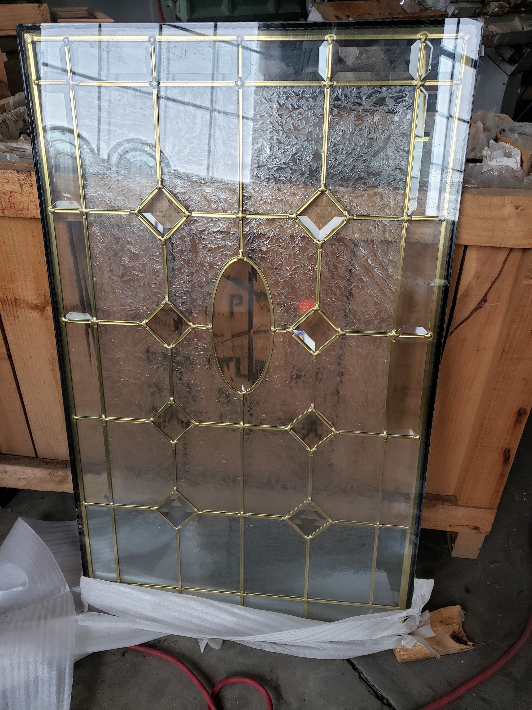 Tempered Leaded Double Paned Glass 22x36x5/8" Door Window Inserts - Etsy