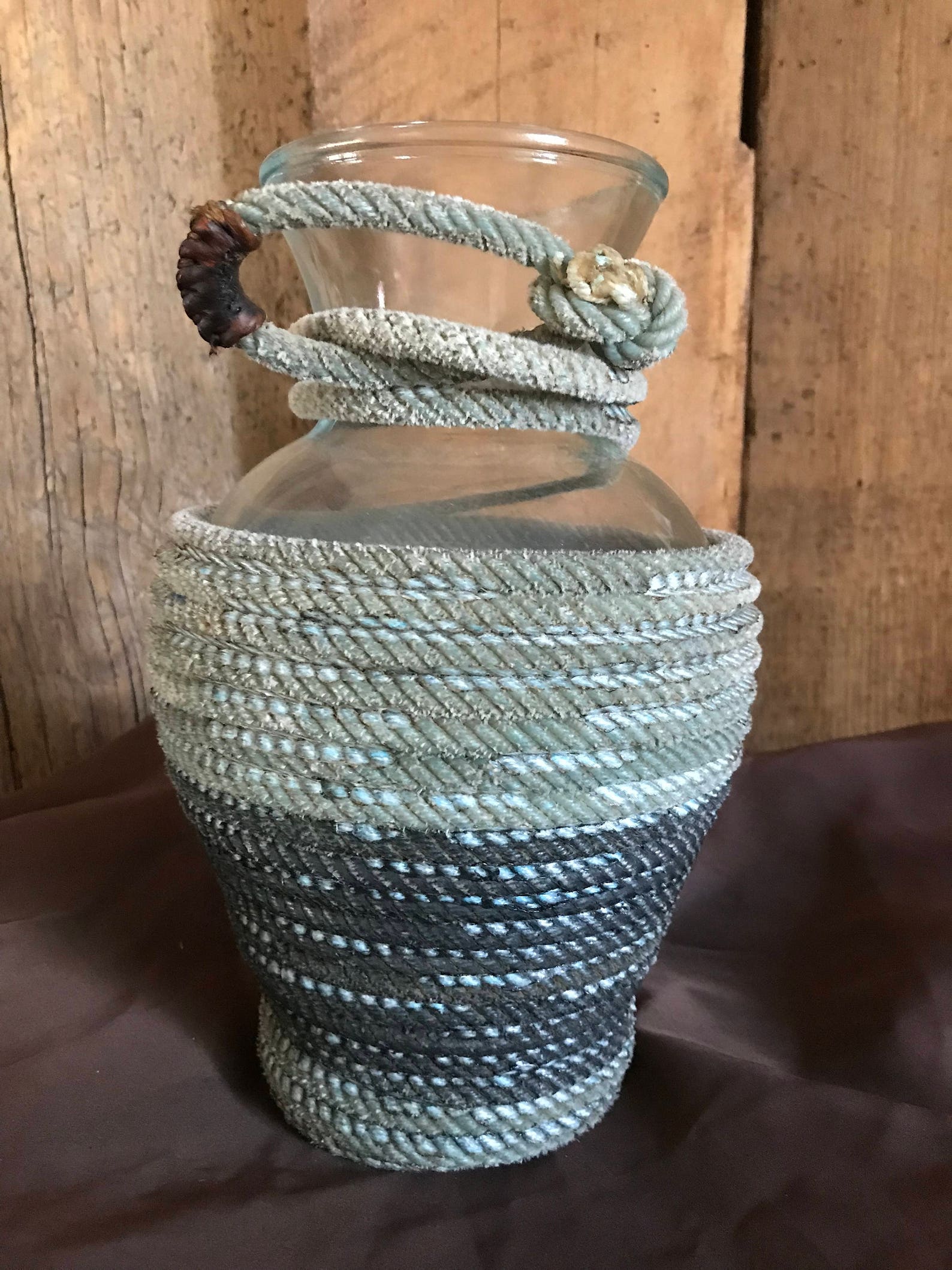 Ranch Rope Wrapped Vases - Etsy