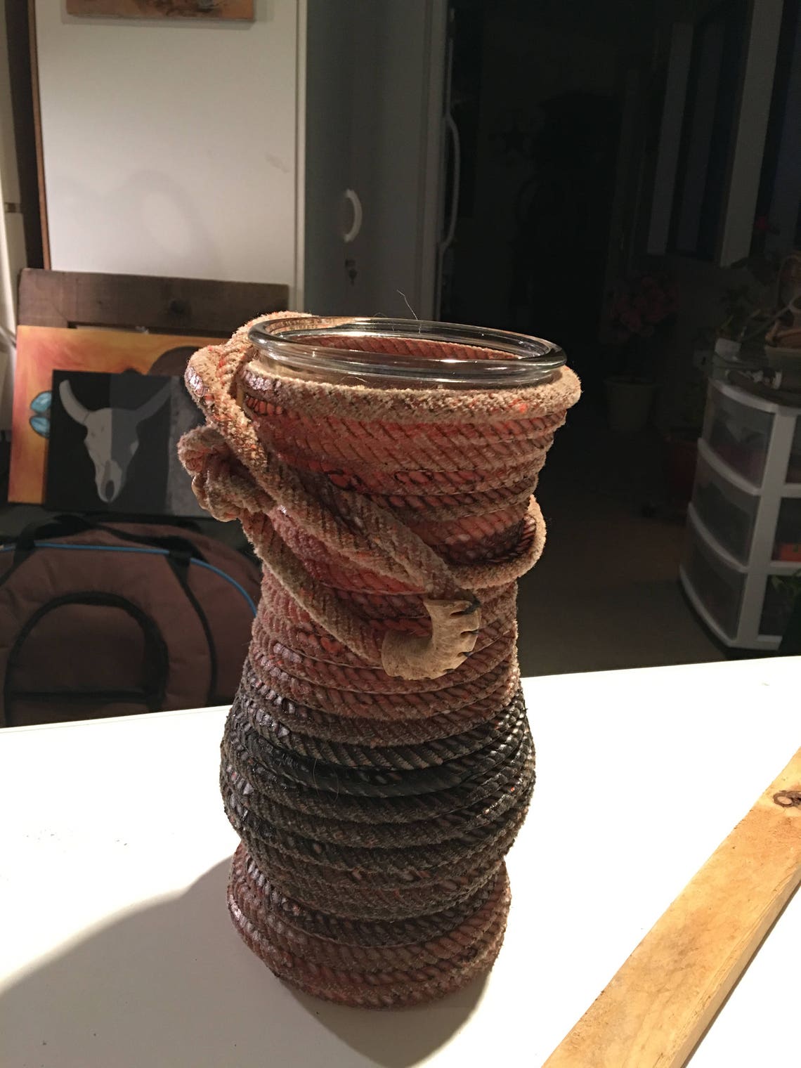 Ranch Rope Wrapped Vases - Etsy
