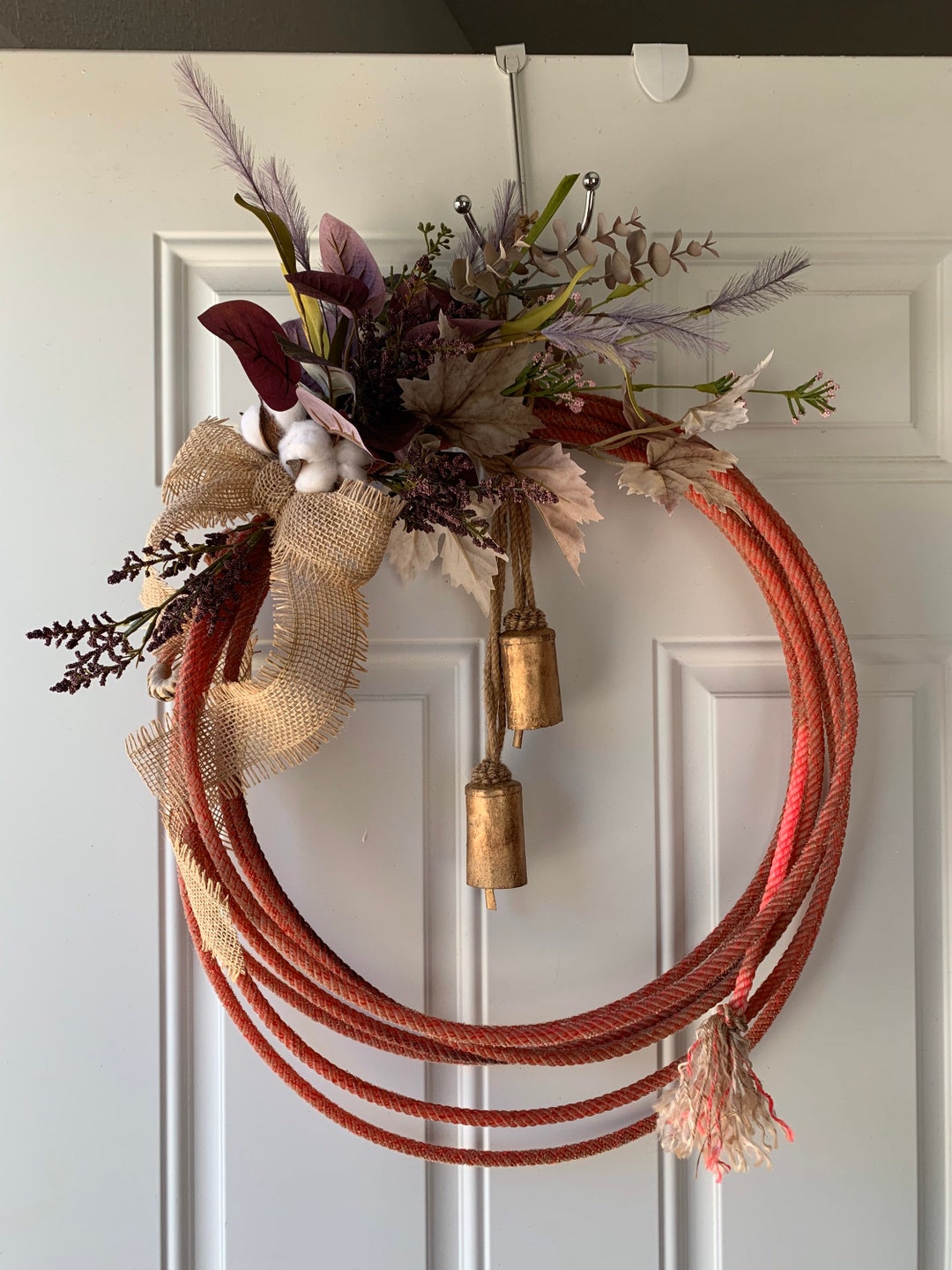 Wreath, Everyday Cowboy Rope Wreath - Etsy