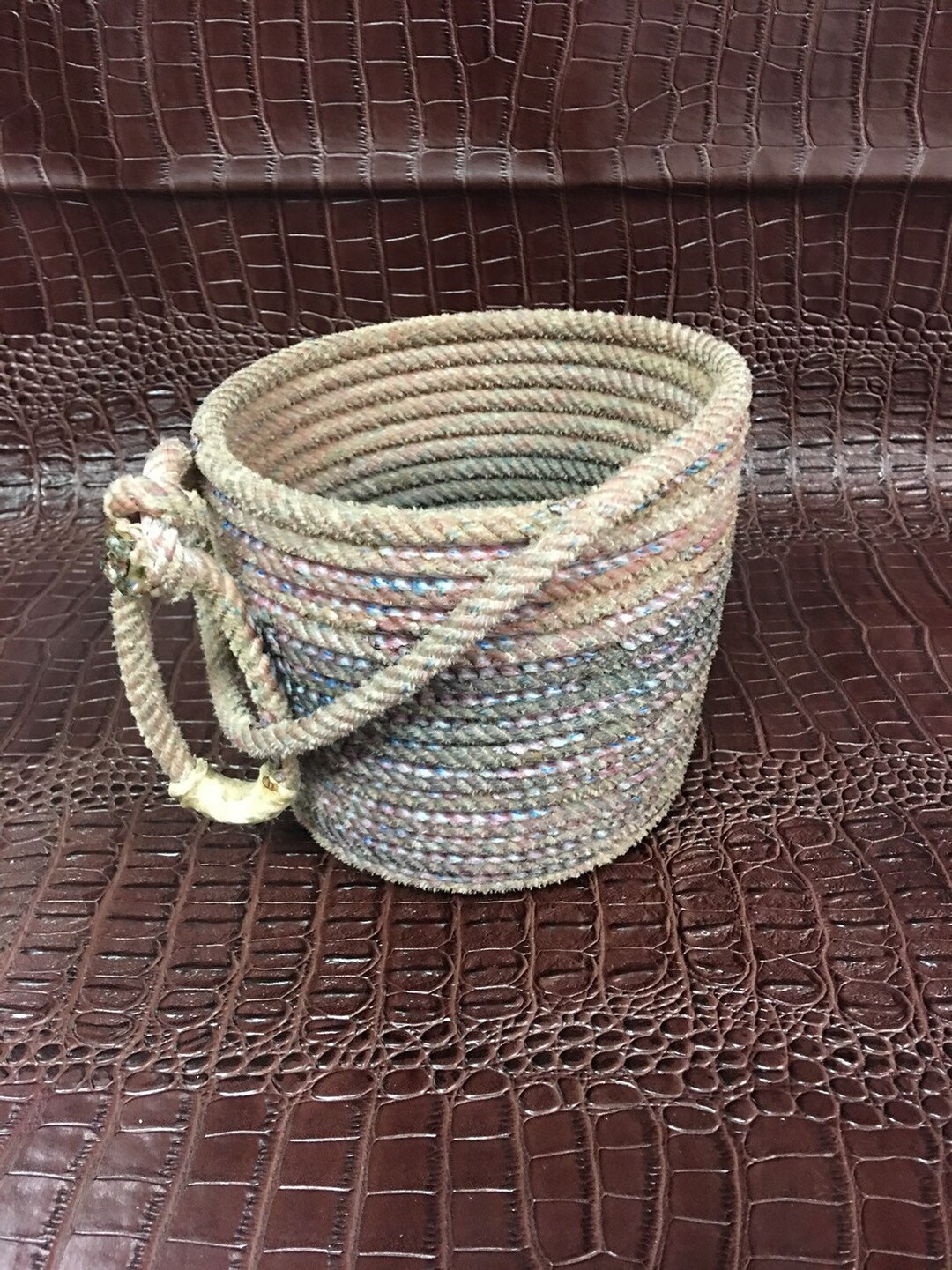 Ranch Rope Canister (utensil)rope Canister, Vase or Wine - Etsy