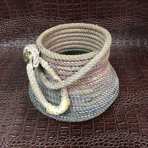 Ranch Rope Canister (utensil)rope Canister, Vase or Wine - Etsy