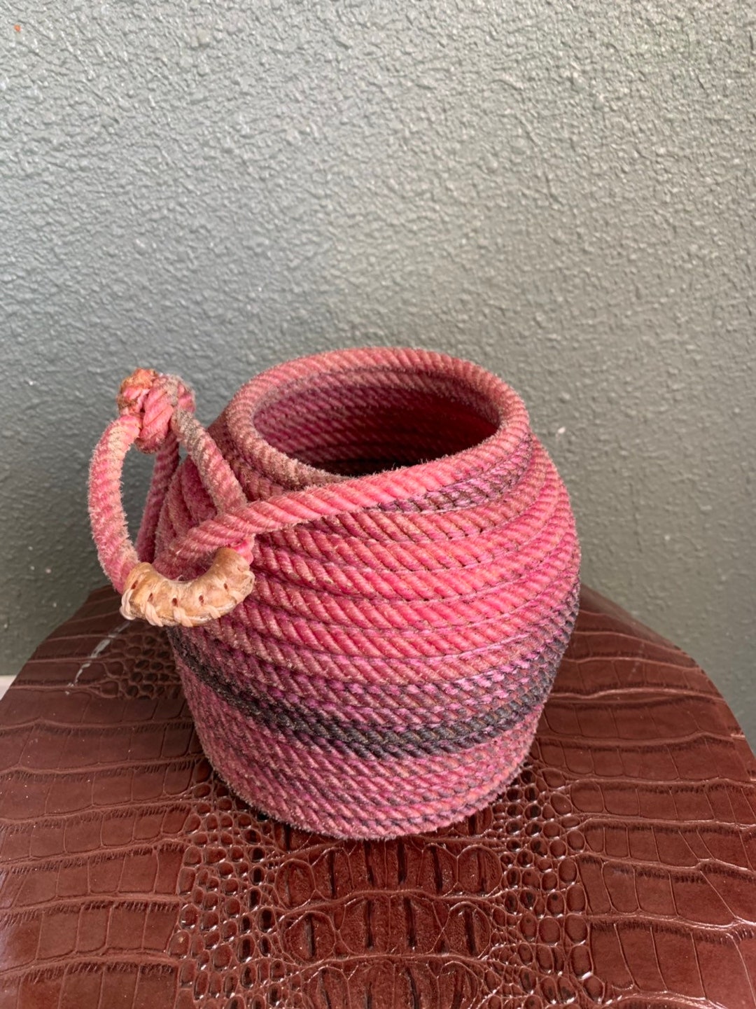 Ranch Rope Basket/bowl, Various Designs - Etsy