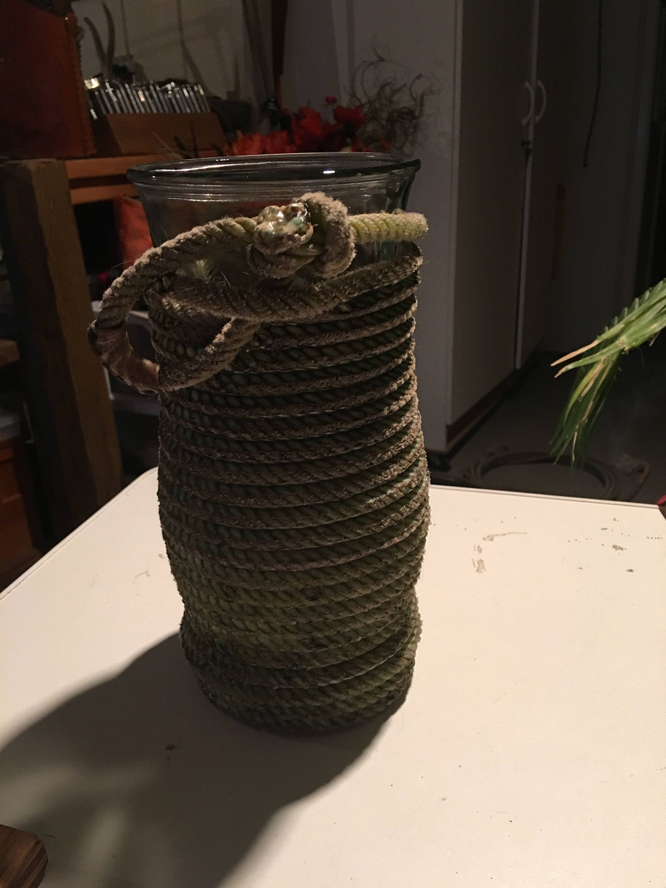 Ranch Rope Wrapped Vases - Etsy