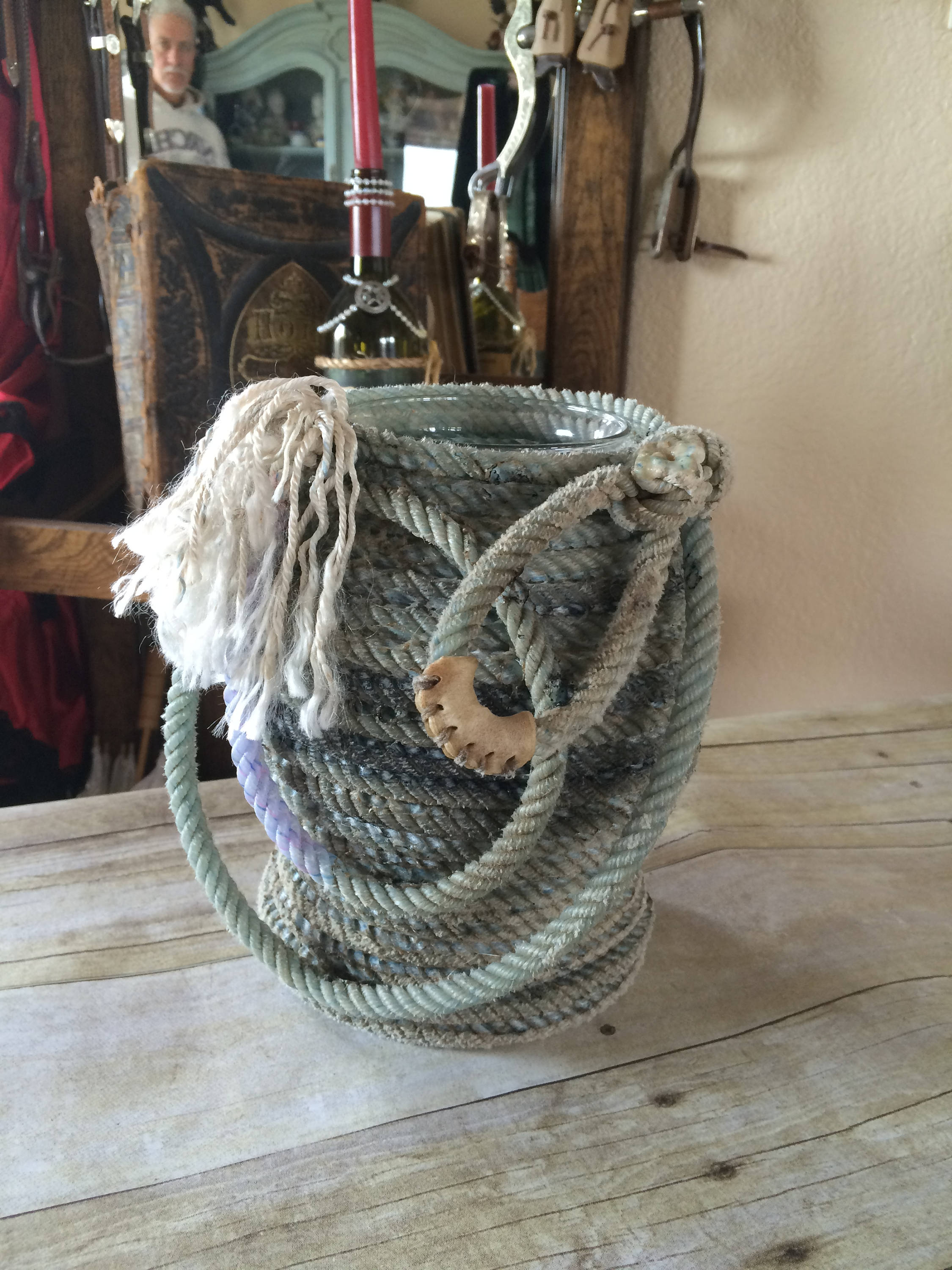 Ranch Rope Wrapped Vases - Etsy