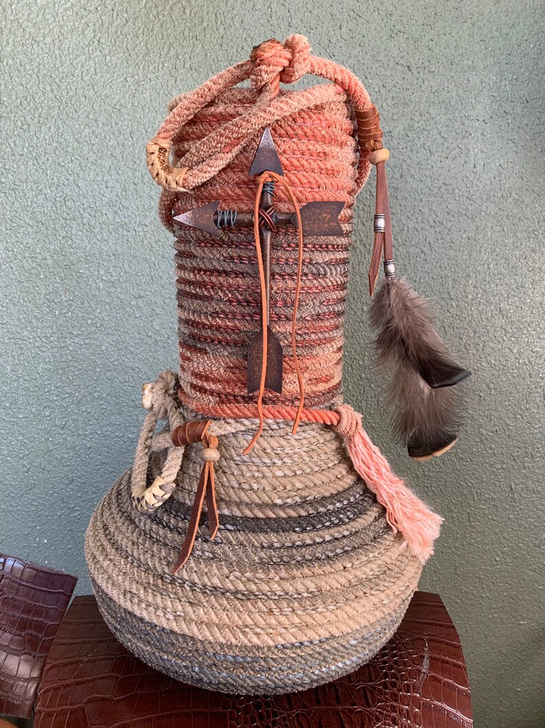 3 Ranch Rope Patriotic (red, White & Blue) Basket, Bowl or Vase - Etsy