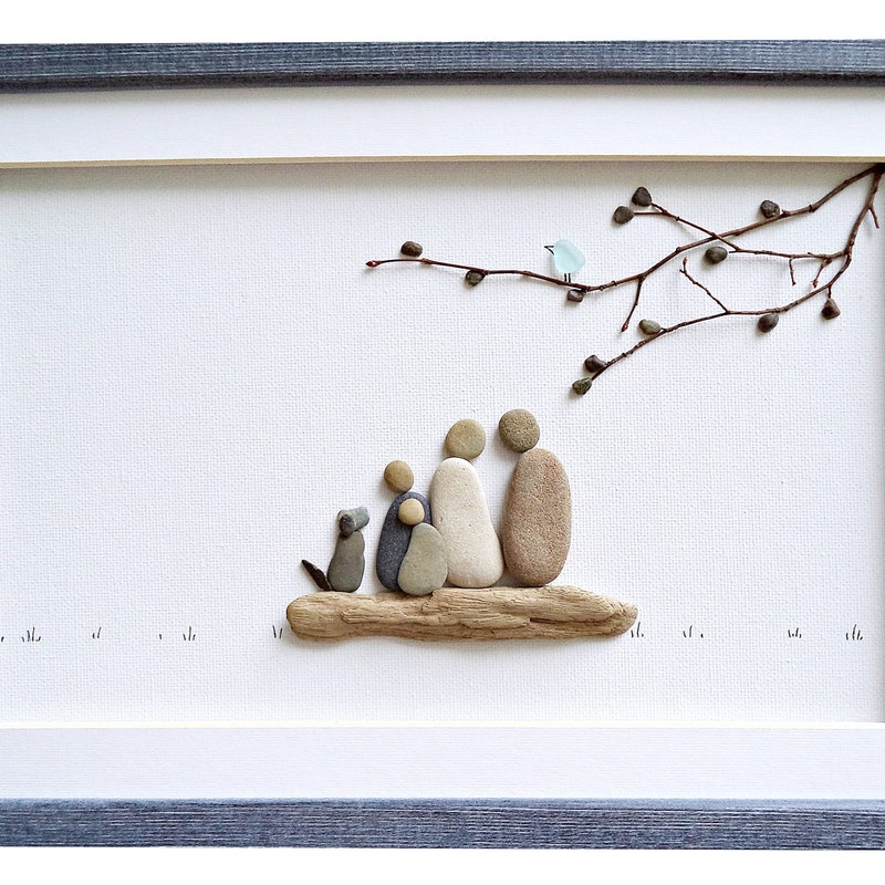 Pebble Art Family - Etsy