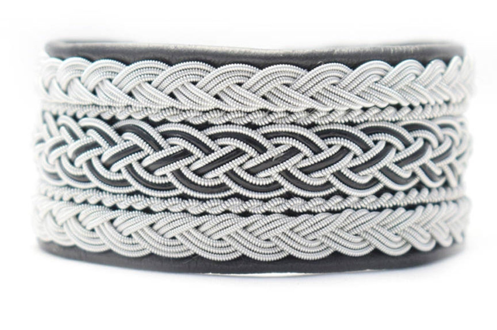 Swedish Sami Bracelet of Pewter Thread With 4 % Silver and - Etsy