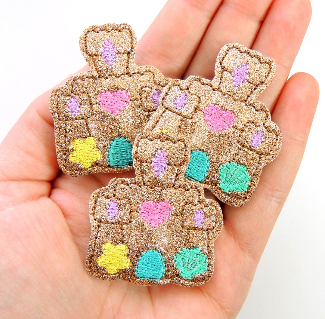 Sand Castle Felties Glitter Felties Summer Felties Sand - Etsy