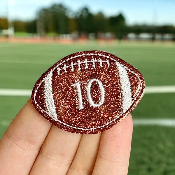 Embroidered Football - Etsy