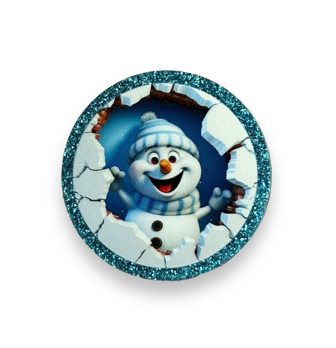 Snowman Acrylic Resins - Medical - Embellishment - 4 Pieces - Etsy