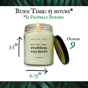 Smells Like It’s Not Your Problem Anymore Candle | Funny Retirement ...